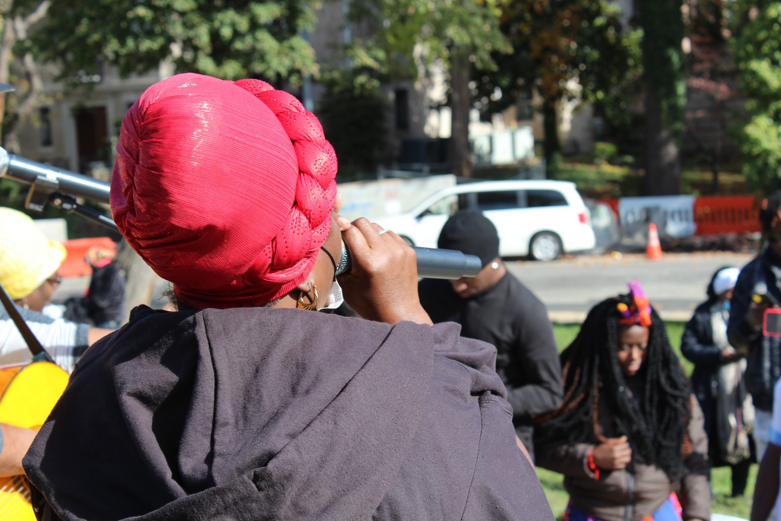 Members of the Black Fraternal Organization of Honduras celebrate their ...