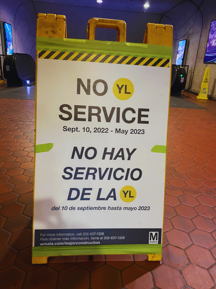 Metro Yellow Line Closure Creates an Opportunity for Virginia Railway ...