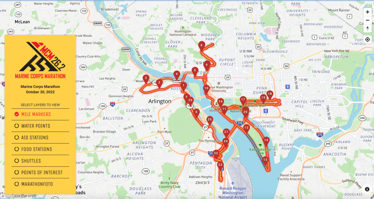 Arlington welcomes the Marine Corps Marathon for the first time since ...