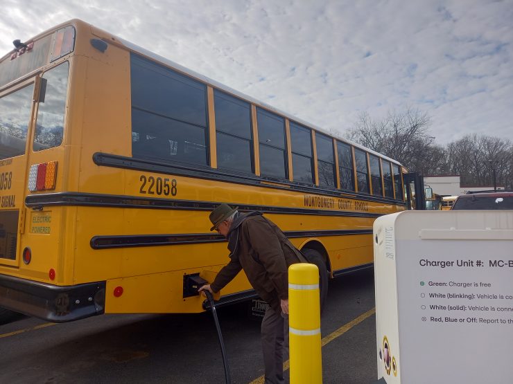 Montgomery County leads the nation in electrifying school buses - The Wash