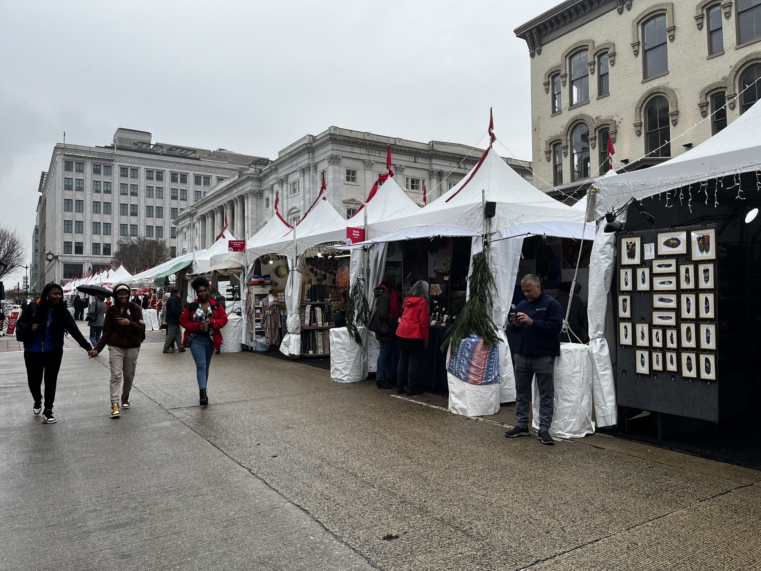 Annual holiday market visits Penn Quarter - The Wash