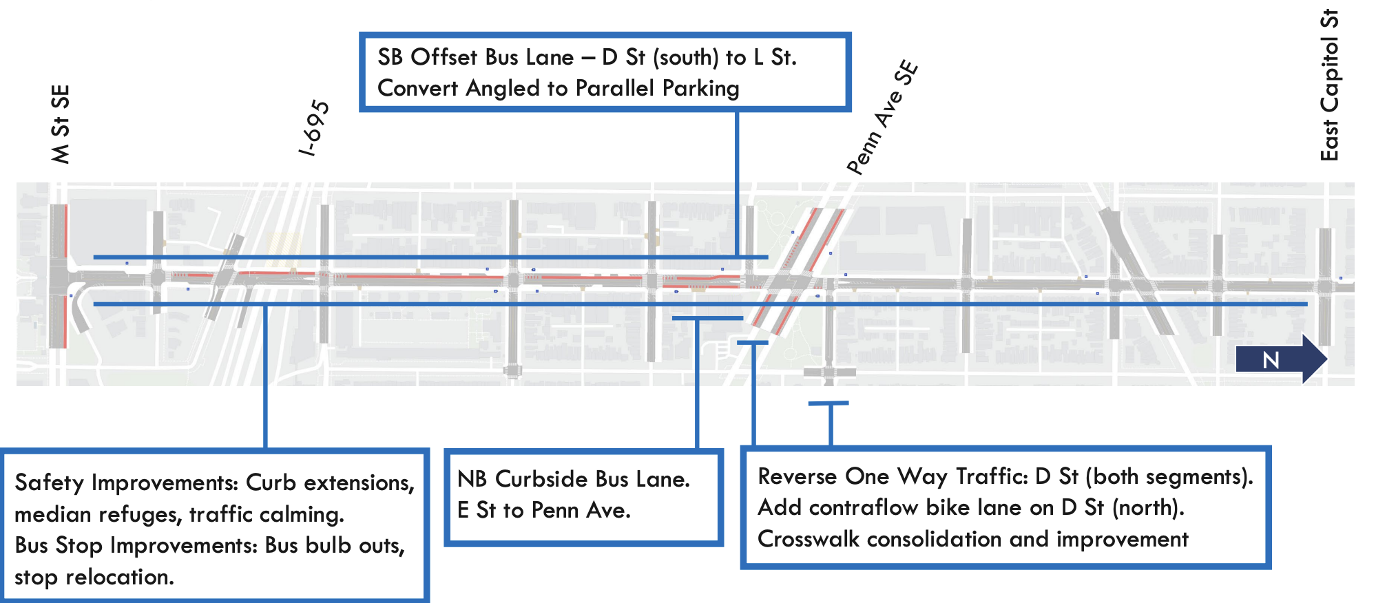 8th Street priority bus lane proposal met with mixed reviews - The Wash