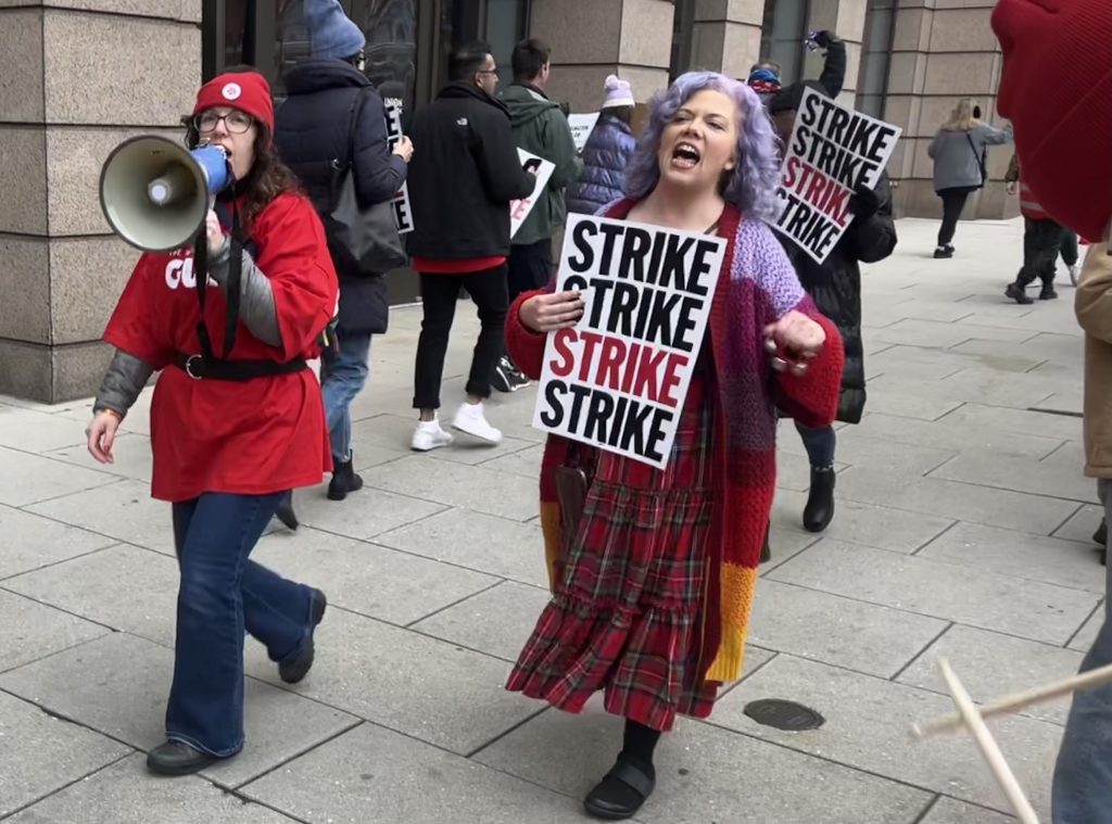 Washington Post Guild stages biggest strike since the seventies - The Wash