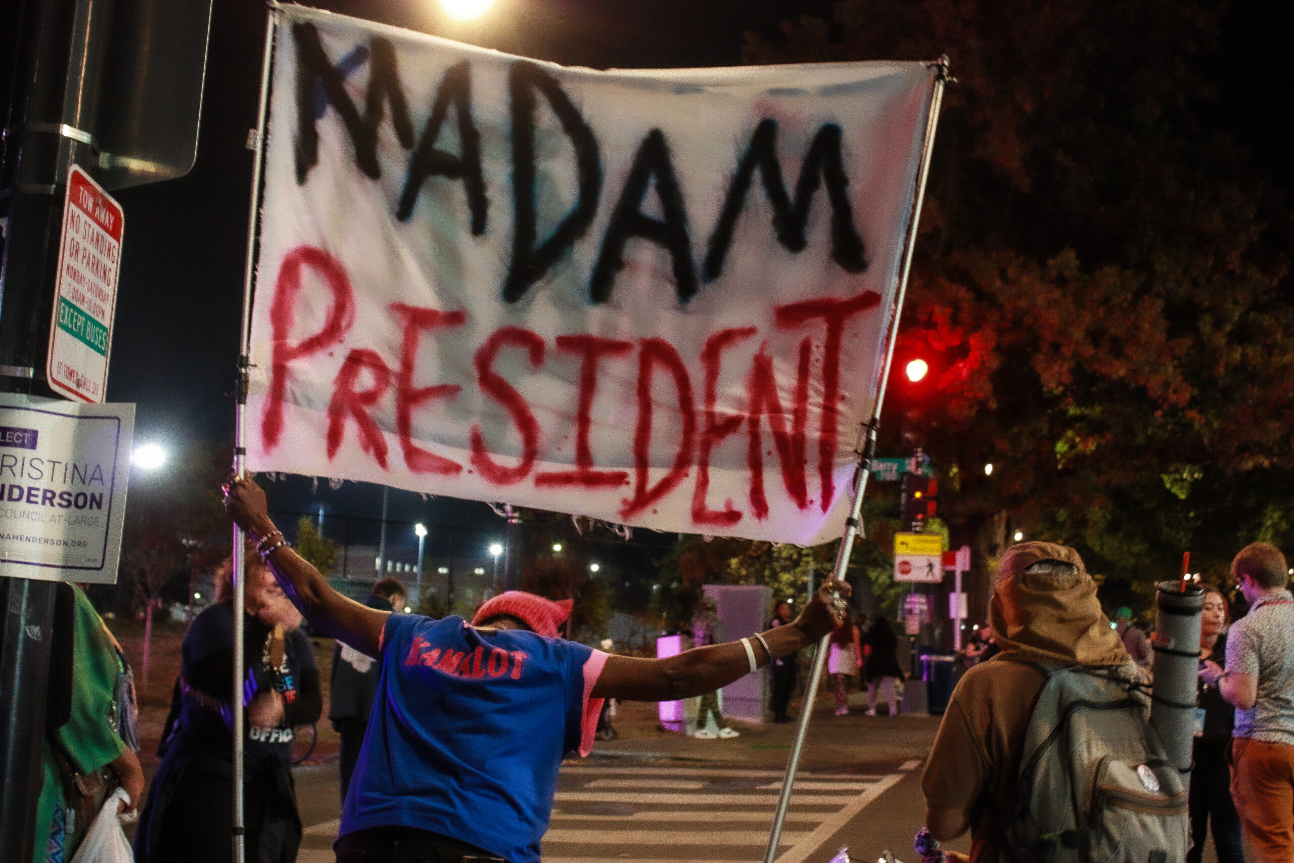 Election night: Hope is in the air as Kamala Harris’ election watch ...