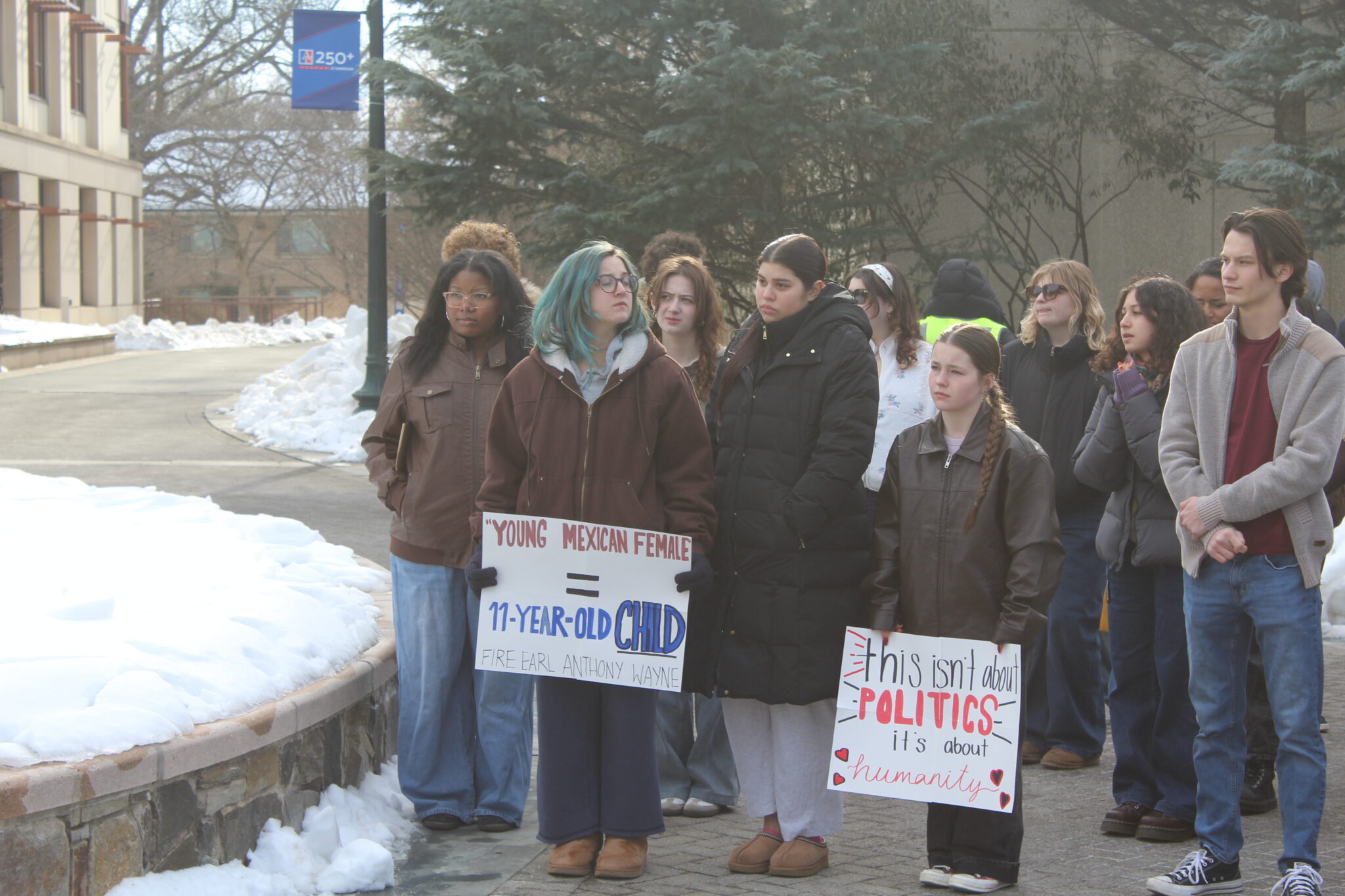 Students stage walk-out in protest after SIS professor appears in ...